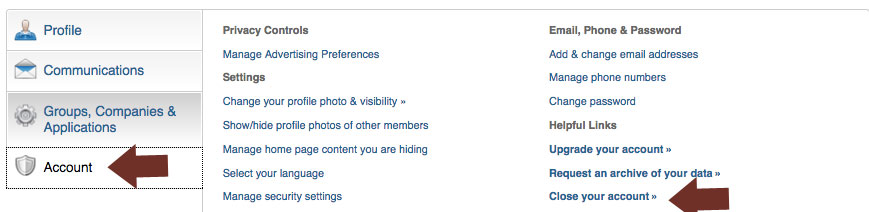 CloseYourAccountLinkedIn – PUNCHmedia