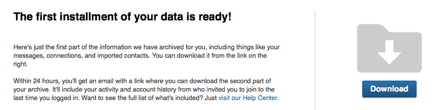How To Back Up & Archive Your LinkedIn Data – PUNCHmedia How To Back Up & Archive Your LinkedIn Data – PUNCHmedia