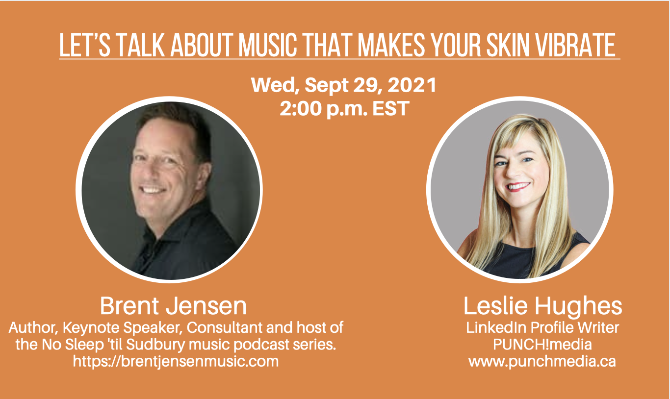 Let’s Talk About...Music That Makes Your Skin Vibrate - with Brent ...